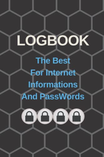 Black LogBook: For Internet Informatios And PassWords by baddas mohamed ...