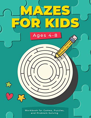 Mazes For Kids Ages 4-8: Over 200 Mixed Shaped Mazes 4 Activity Books ...