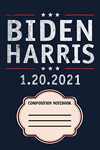 Inauguration Day Date 46th President Joe Biden 2021 Harris VK Notebook ...