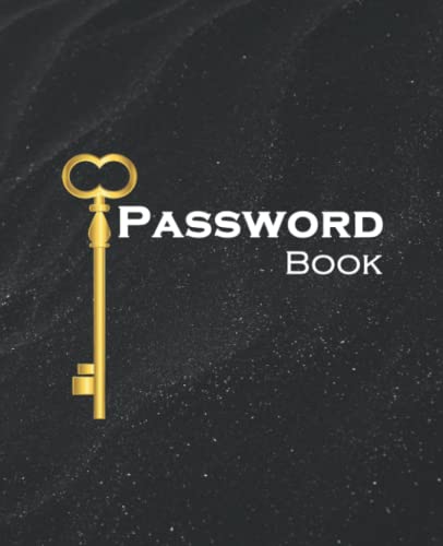 Password book: Personal Internet and Password Keeper and Organizer for ...