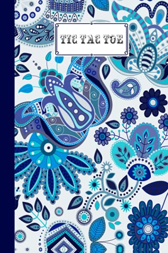 Tic Tac Toe: Paisley floral Tic Tac Toe, Games Fun Activities for Kids ...