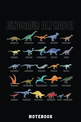 Dinosaur Alphabet - Types Of Dinosaurs - Dino Identification Notebook ...