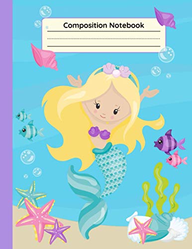 Mermaid Primary Story Journal: Composition Notebook: Draw and Write ...