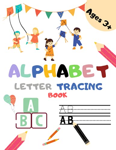 Alphabet Tracing Worksheets For Kids: Letters and Word Tracing Notebook ...