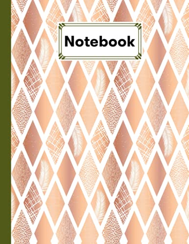 Notebook: Rhombus Cover | College Ruled Composition Notebook For ...