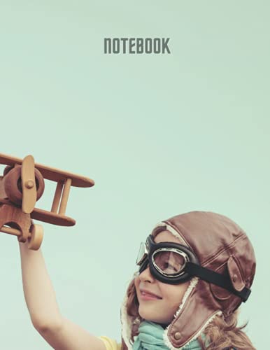 NOTEBOOK : BLANK LINED JOURNAL/COLLEGE RULED NOTEBOOK I AVIATION-045: ...