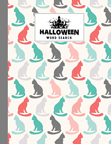Halloween Word Search: Cat Silhouettes Halloween Word Search, Halloween ...