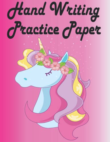 Handwriting Practice Paper: 108 Blank Writing Pages - Preschool ...