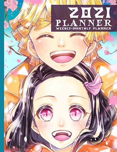 2021 Planner: Demon and Legend of Slayer Nezuko Zenitsu Fanart Manga ...