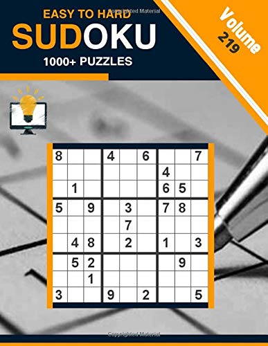 1000+ Sudoku Puzzles Easy to Hard: Sudoku puzzle book for adults Volume ...