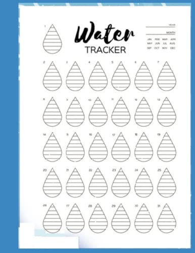 Water Tracker: 365 Days Water Tracker | Water Log | Hydration Log ...