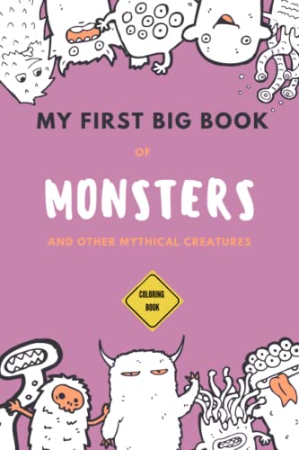 My first big book color of monsters: My first big book color of ...