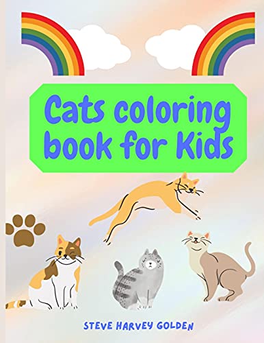 Cats coloring book for Kids: Cats Coloring Book for Preschoolers Cute ...