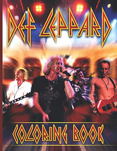 Def Leppard Coloring Book Favorite Book Adult Coloring Books For Men 