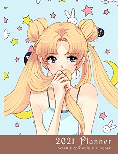 Planner: Usagi Tsukino Sailormoon Japanese Manga Fan Art Monthly ...