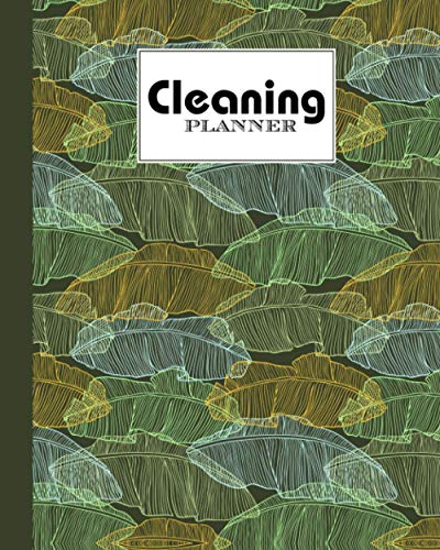 Cleaning Planner: Palm Trees Cleaning Planner, Daily House Cleaning ...