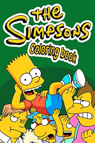 the simpsons coloring book: The Simpsons Excellent Adult Coloring Books ...