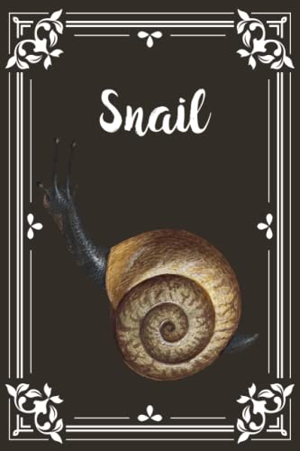 Snail: Perfect Snail notebook - journal for Snail lovers. (6x9) inches 120 pages. by akka ...