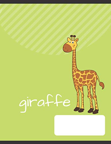 Primary Journal Giraffe: Composition Notebook Wide Ruled Comp Book ...