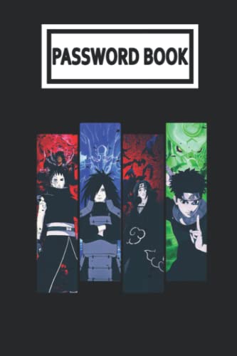 Password Book: Nạruto Shippụden Anime Manga Ụchihas Password Organizer ...