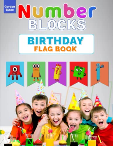 Numberblocks̴ Birthday Flag Book: Colorful Ideal Gift Party Banner ...