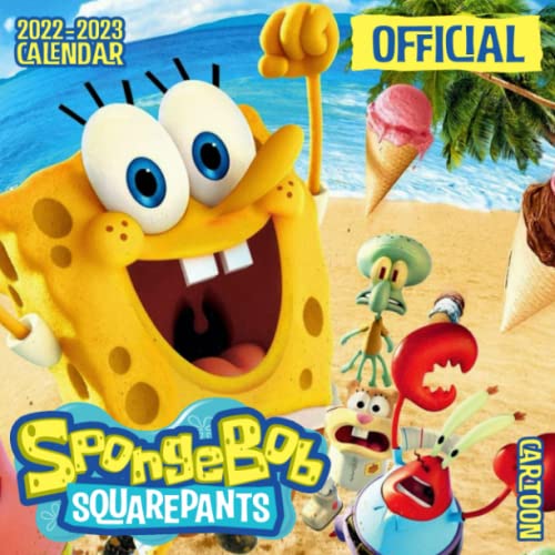 Spongebob 2022 Calendar: Cartoon 2022 OFFICIAL calendar -Spongebob ...