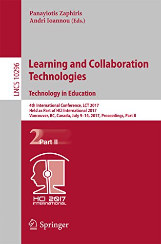 Learning and Collaboration Technologies. Technology in Education: 4th ...