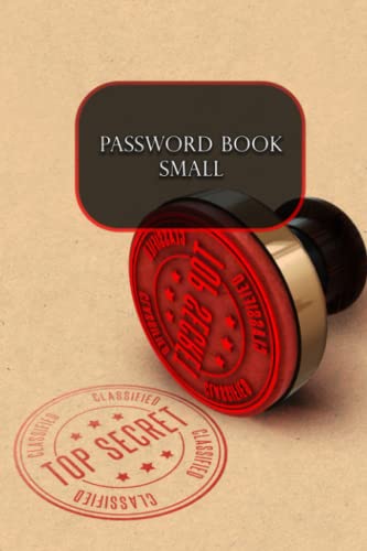 Password book small: Great for storing information for websites ...