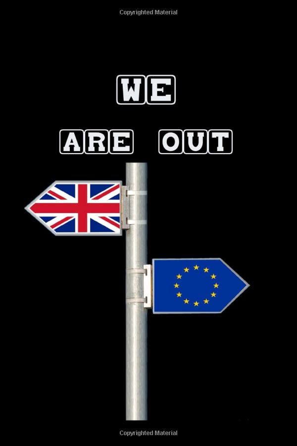 We are out : lined nootbook/ journal gift / 100 Pages/ 6 x 9/ Blank ...