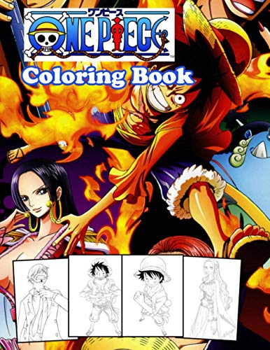 One Piece Coloring Book: Anime Coloring Book With 50+ Unique and High ...