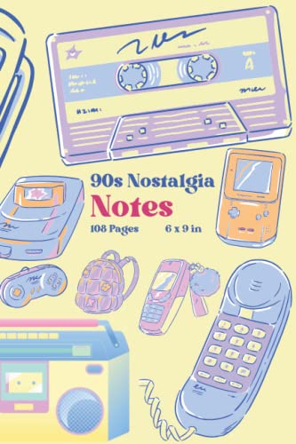 90s Nostalgia Notes Notebook: A Perfect Gift for Retro, Vintage and 90s ...
