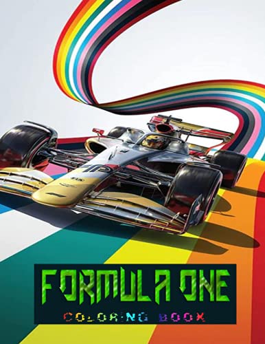 Formula One Coloring Book: A cute Coloring Pages for Kids and Adults ...