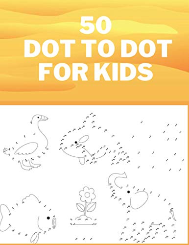 50 Dot to Dot for Kids: Animal Theme Activity Connect the dots Coloring ...