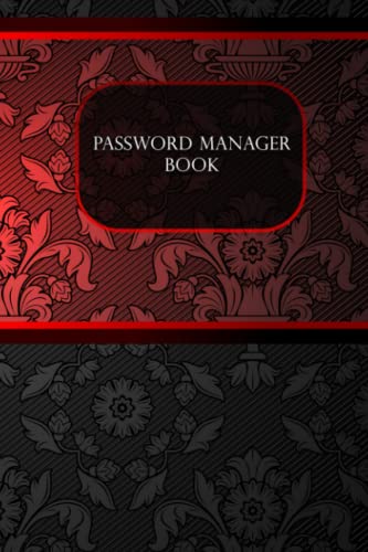 password manager book: Great for storing information for websites ...