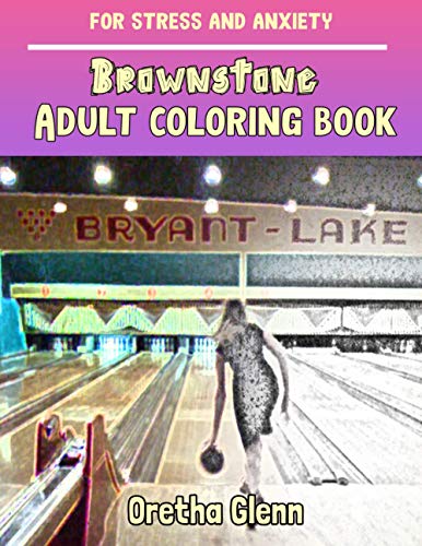 Brownstone Adult coloring book for stress and anxiety: Brownstone ...
