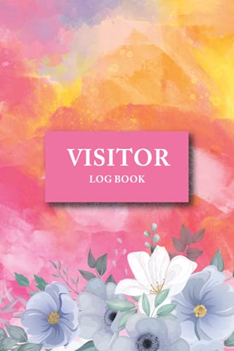Visitor Log Book: Visitor Sign in Log Book, School Visitors Book For ...