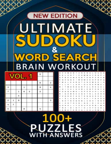 The Ultimate Sudoku and Word Search: Volume 1 - Brain Health for Adults ...