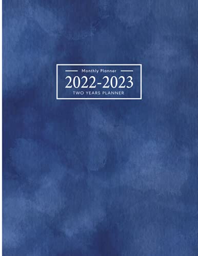 2022-2023 Monthly Planner: 2 Year Monthly Planner Calendar Schedule ...