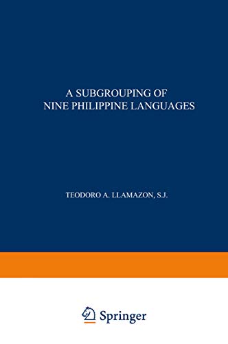 A Subgrouping of Nine Philippine Languages by NA Llamzon | Goodreads
