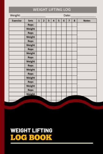 Weight Lifting Log Book: Gym Training & Exercise Journal To Track & Log ...