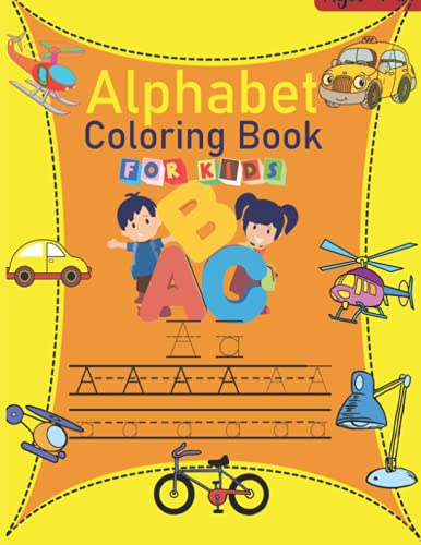 Alphabet coloring book for kids: Amazing Alphabet Coloring Book for ...