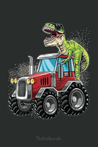 Tractor Saurus Dinosaur Tractor Birthday Party Boy Notebook: Cute ...