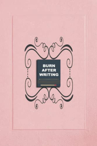 Burn Book After Writing (purple - Pink): A Writing Journal For Self ...