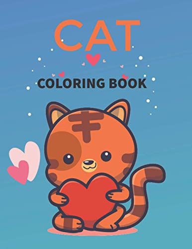 Cat Coloring Book: Coloring Books for Toddlers Fun, Cute Animal ...