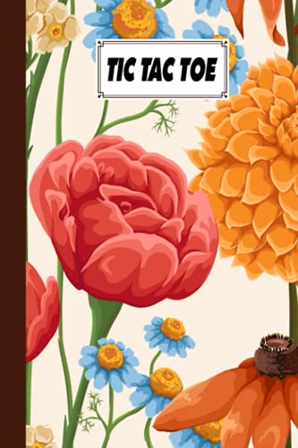 Tic Tac Toe: Floral Tic Tac Toe, Games Fun Activities for Kids / Paper ...