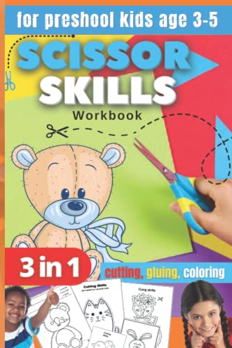 Scissor Skills Let's Cut and Color: Fun exercise book to develop fine ...