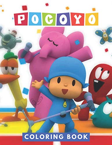 Pocoyo Coloring Book: Perfect Christmas Gift For Kids And Adults Who ...