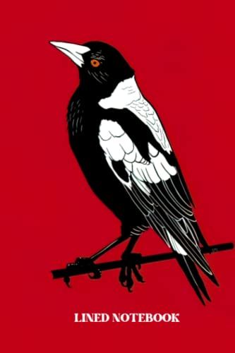 Lined Notebook: Relaxation Relaxing Australian Picture Magpie Calendar ...