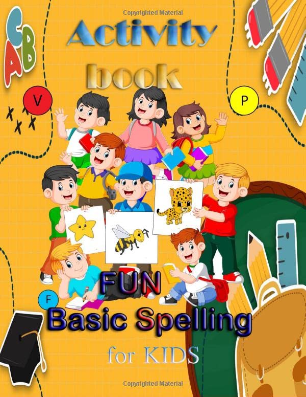 Activity Book Fun Basic Spelling for kids: Practice Vocabulary workbook ...