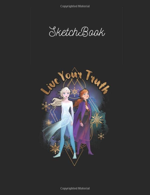 SketchBook: Disney Frozen 2 Elsa Anna Live Your Truth Geometric ...